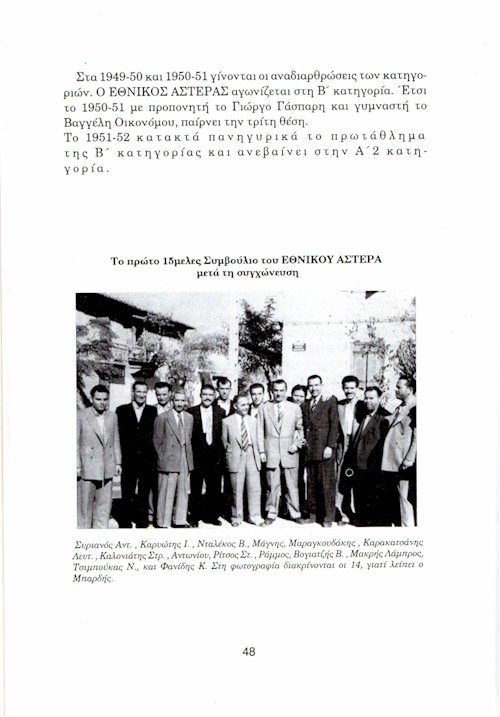 Η ΙΣΤΟΡΙΑ ΤΟΥ ΕΘΝΙΚΟΥ ΑΣΤΕΡΑ ΚΑΙΣΑΡΙΑΝΗΣ – Soccerbase.Info