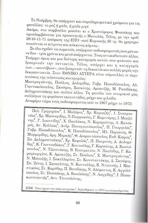 Η ΙΣΤΟΡΙΑ ΤΟΥ ΕΘΝΙΚΟΥ ΑΣΤΕΡΑ ΚΑΙΣΑΡΙΑΝΗΣ – Soccerbase.Info